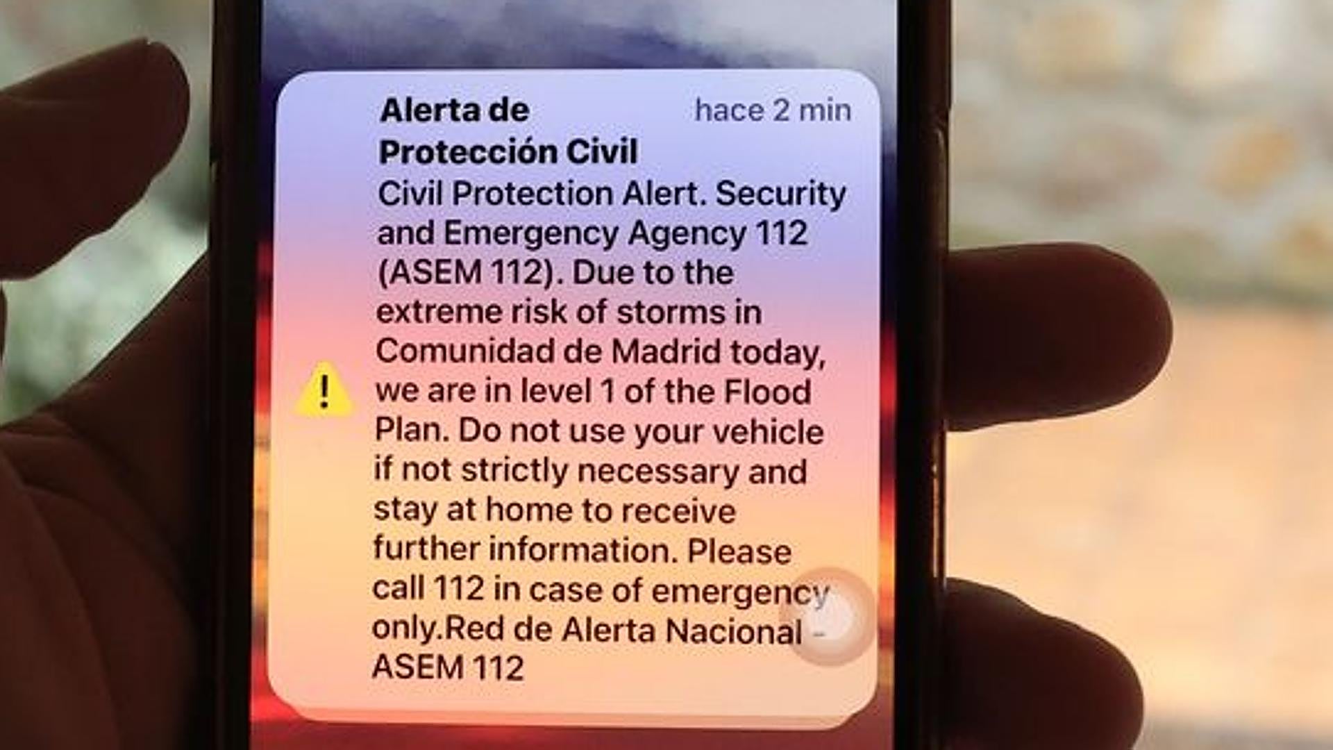 Mensaje de Protección Civil: así funciona el sistema de alertas usado este domingo por la DANA ...